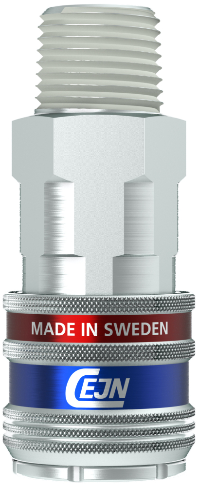 Coupling, 315 series, (eSafe), 1/2" BSPM - Master Q Pty Ltd
