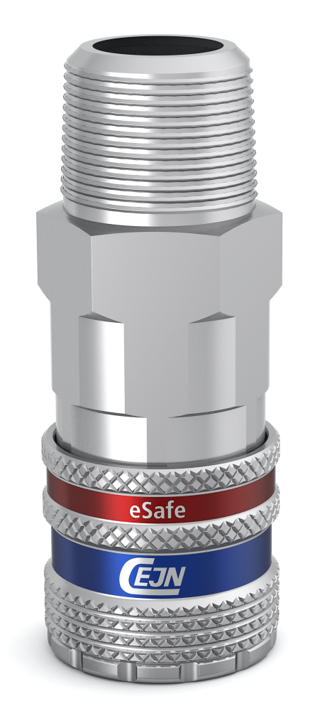 Coupling, 410 series, (eSafe) 1/2" BSPM - Master Q Pty Ltd