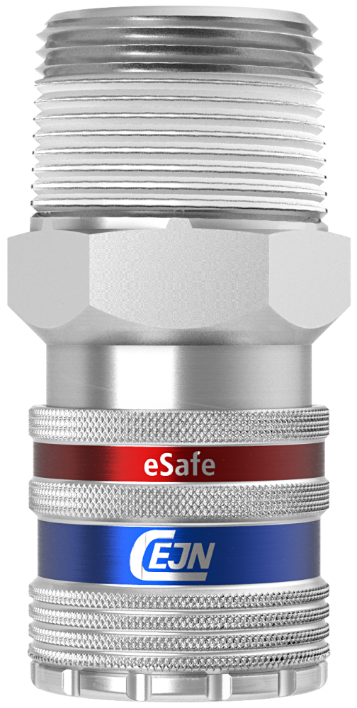 Coupling, 410 series, (eSafe) 3/4" BSPM - Master Q Pty Ltd